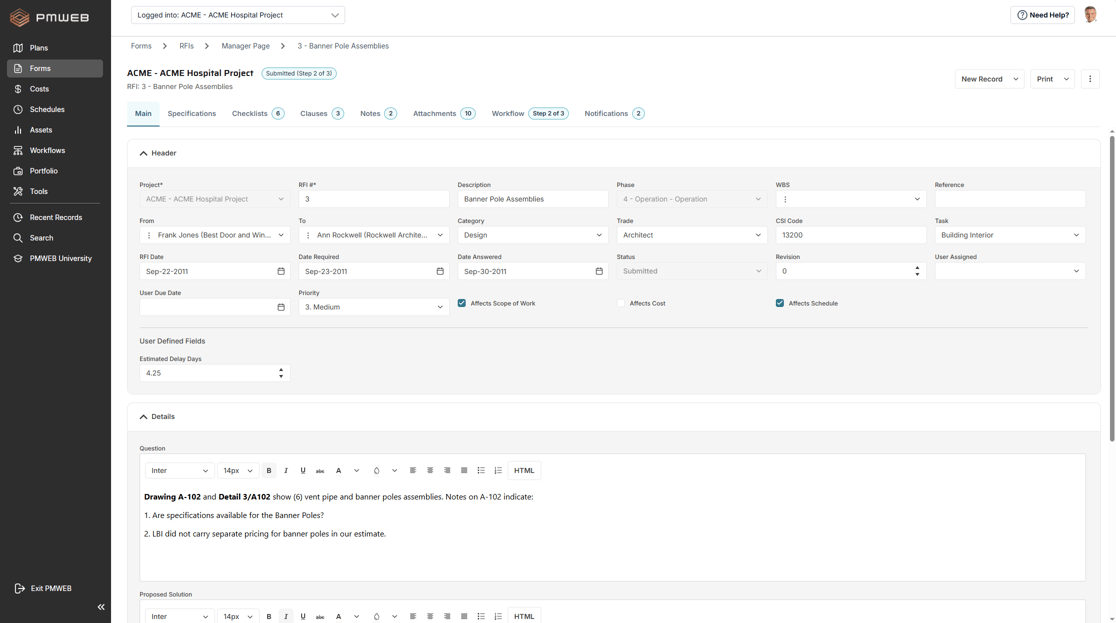 What's New on PMWEB